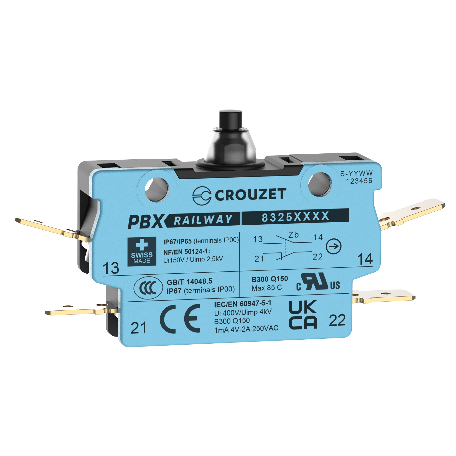 83255200 Microswitch, Classic, Positive break , PBXR-8325 S...